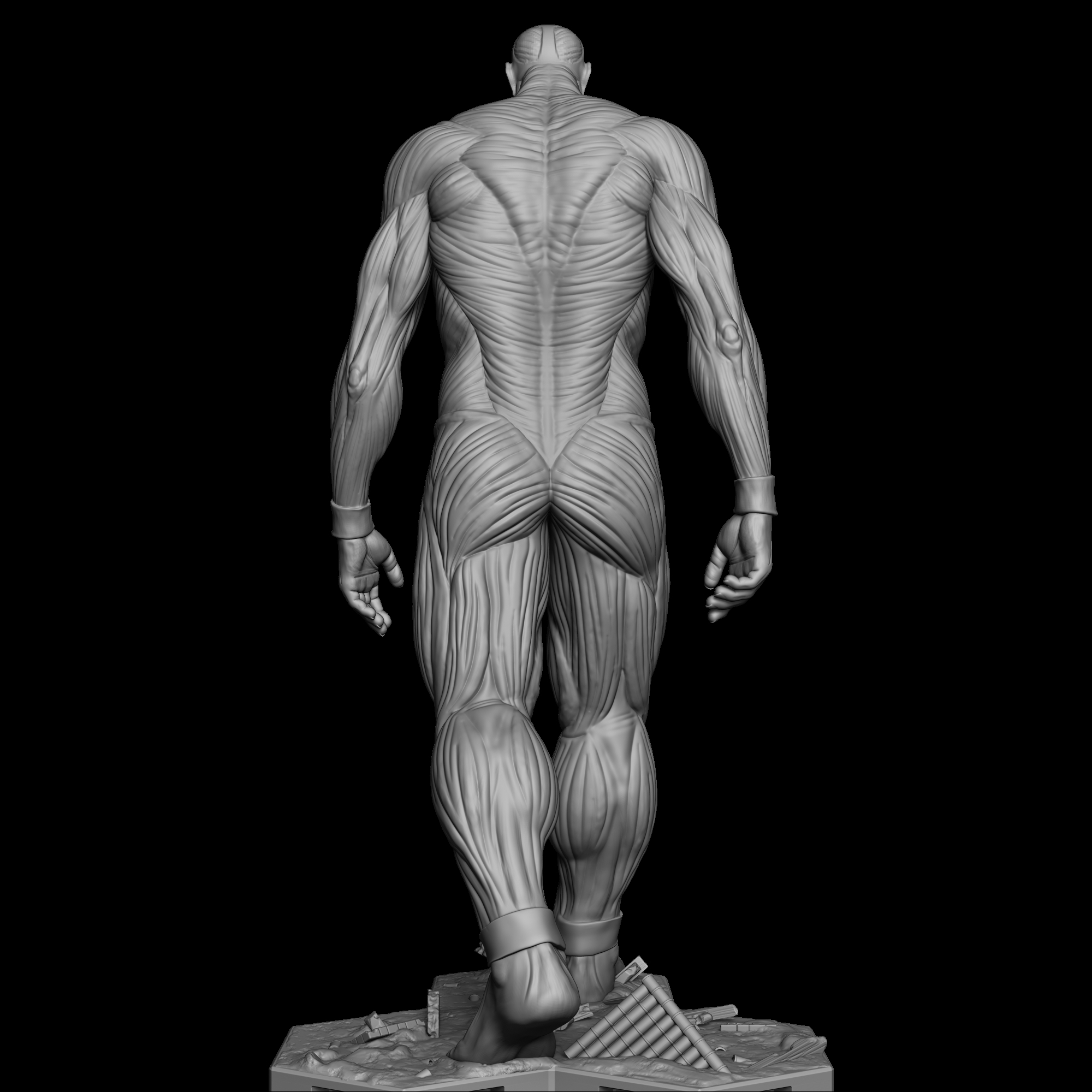 💬 Bertholdt colossal Titan V1 - Shingeki no Kyojin 3D print model・ 3D File for ・Cults