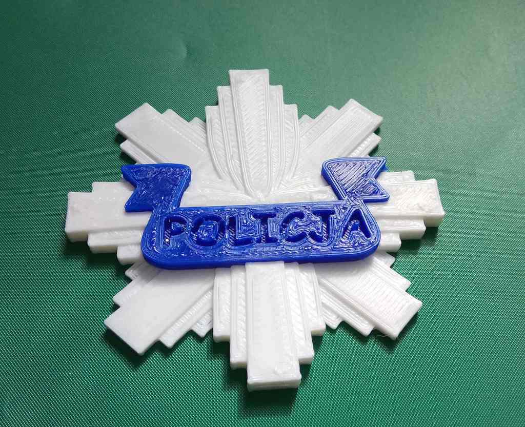 Free STL file police badge 🚓 ・3D print object to download・Cults
