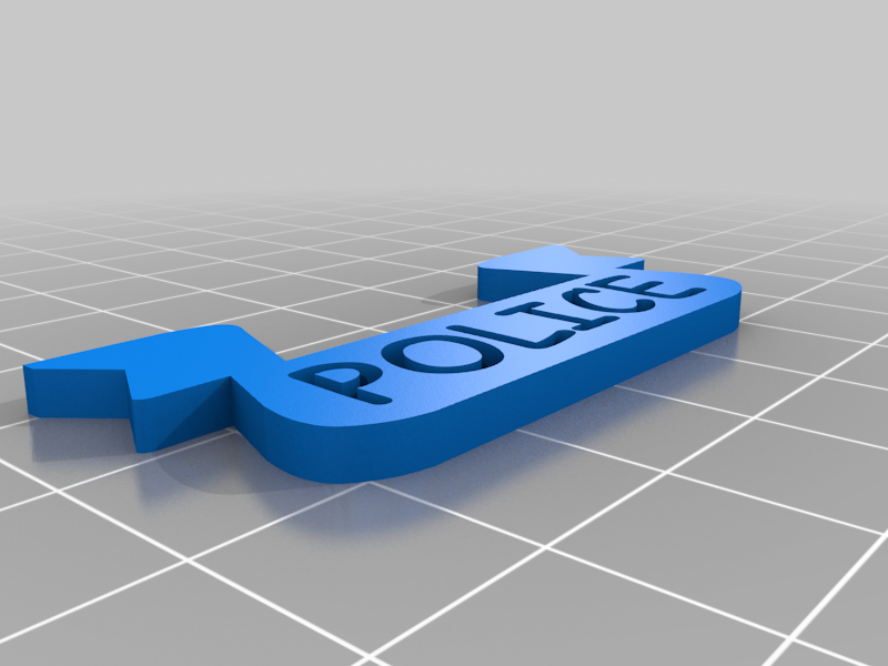 Free STL file police badge 🚓 ・3D print object to download・Cults