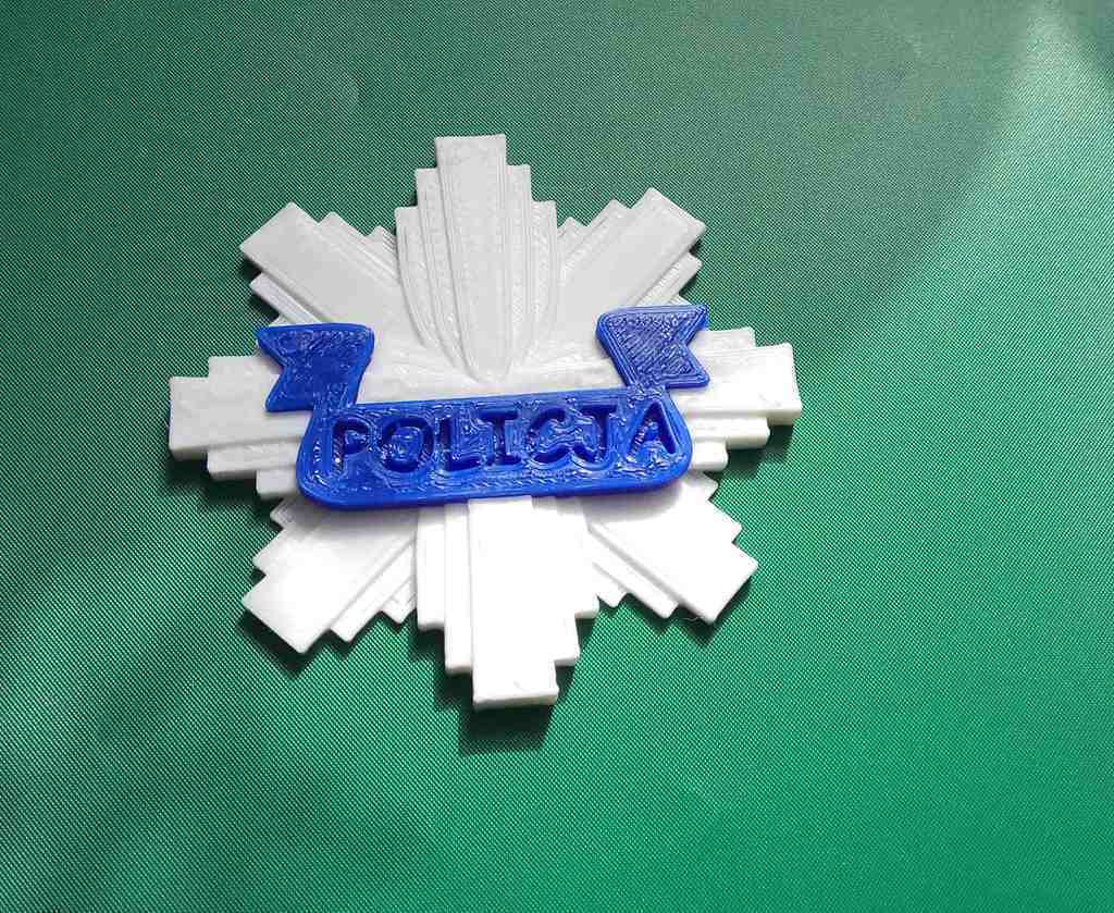 Free STL file police badge 🚓 ・3D print object to download・Cults