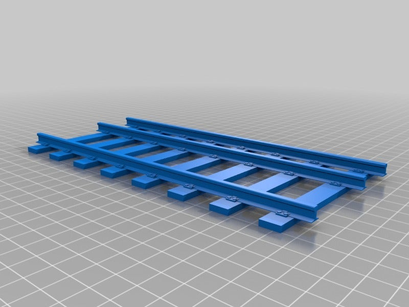 Free STL file Dual Gauge Parametric Railway Tracks 🛤️ (SCAD)・3D ...