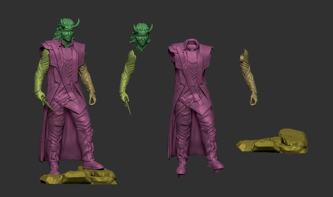 STL file Loki Marvel ♂️ ・Template to download and 3D print・Cults