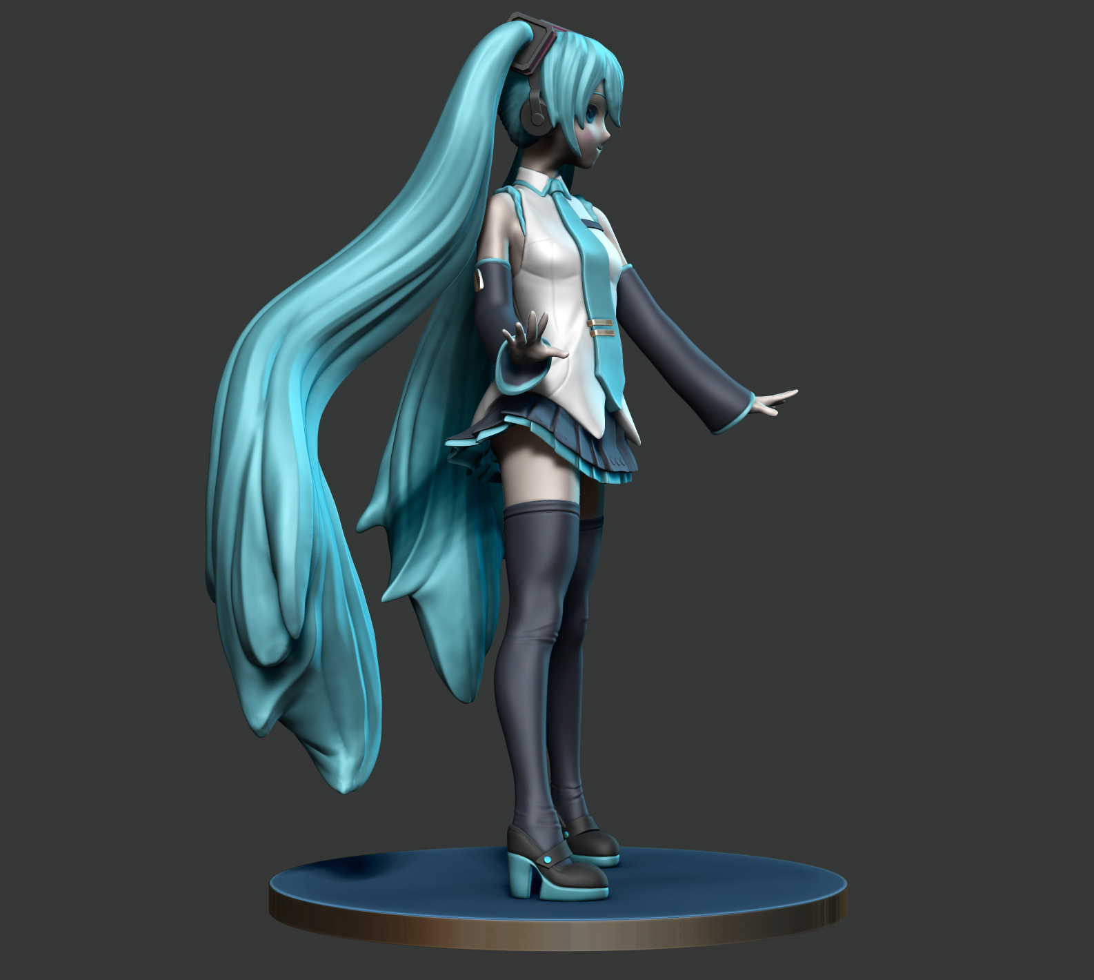 🧑‍🎤 Hatsune Miku・ 3D File for ・Cults