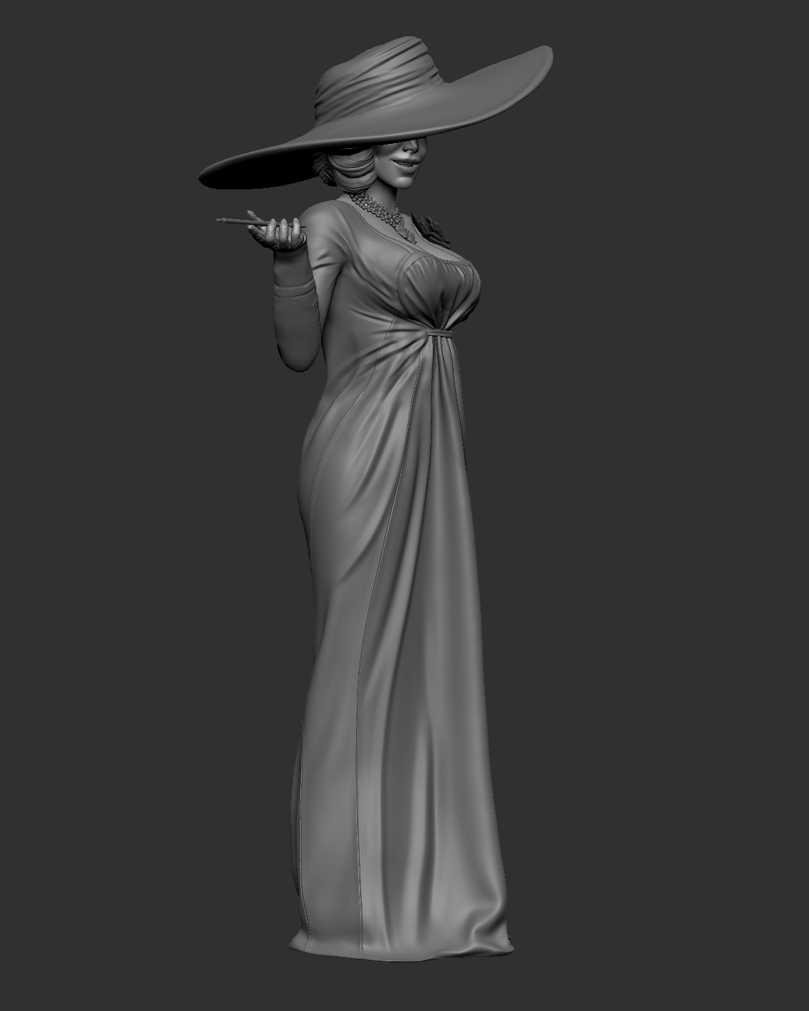 🧛 Lady Dimitrescu・ 3D File for ・Cults
