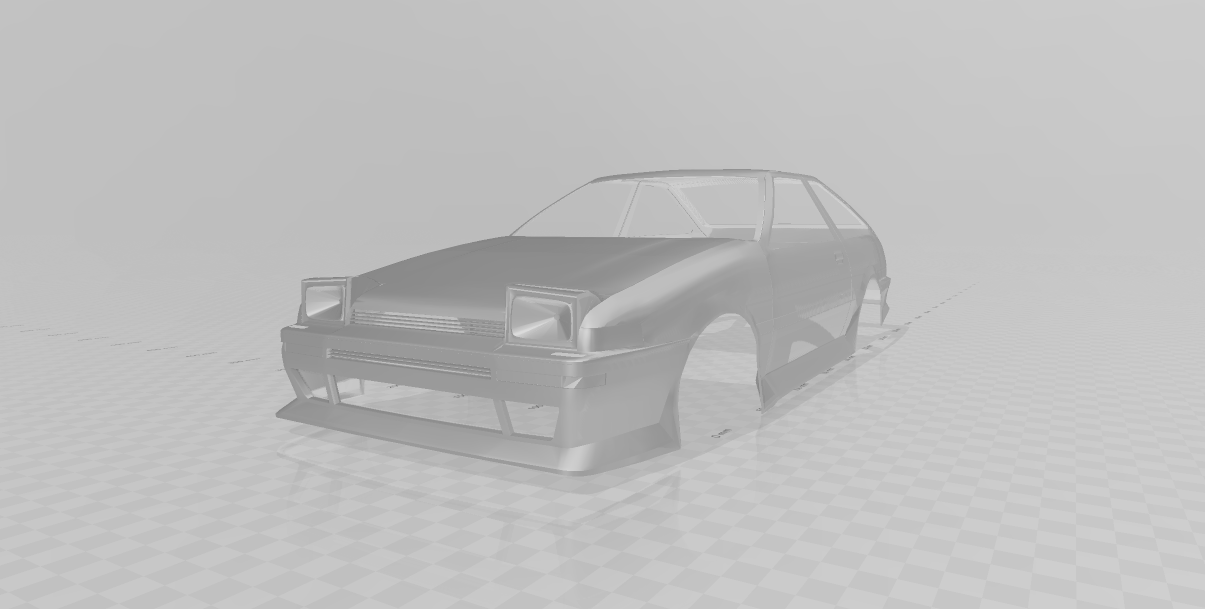 STL file Toyota ae86 trueno 🚗 ・Design to download and 3D print・Cults