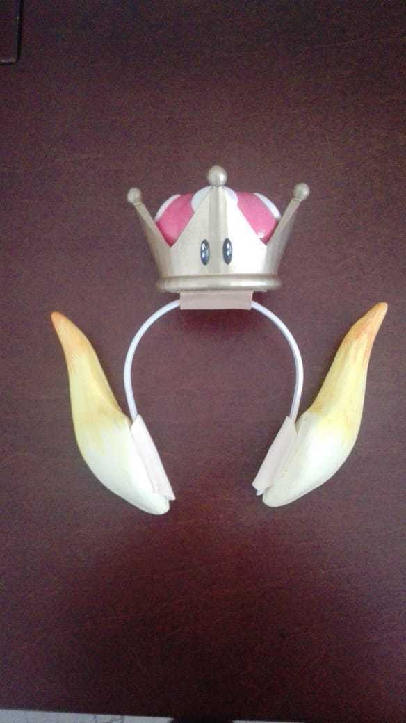 STL file Bowsette Crown 👑 ・3D printing design to download・Cults