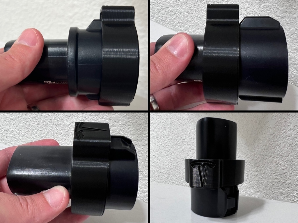🔒 Tesla J1772 Charger Adapter Lock - Universal (S 3 X Y w/ flange ...