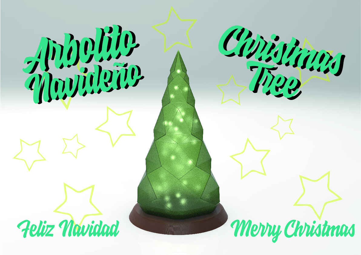 STL file Christmas Tree Lamp 🎄・3D print model to download・Cults