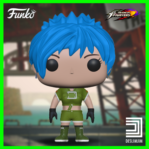 STL file LEONA - KOF THE KING OF FIGHTERS FUNKO POP 🤴 ・3D printing ...
