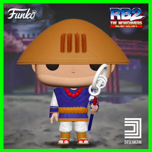 Archivo 3D Sokaku - Fatal Fury 3 Real Bout FUNKO POP kofXV 🦸 ・Modelo ...