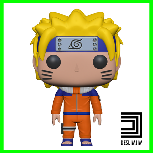 3D file NARUTO CLASSIC - FUNKO POP 🎨 ・Template to download and 3D print ...