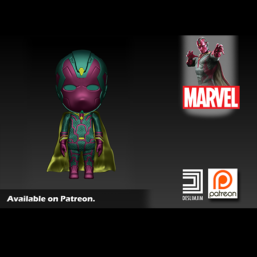 Archivo 3D Visión - Vengadores Vingadores 🧸 ・Diseño de impresora 3D ...