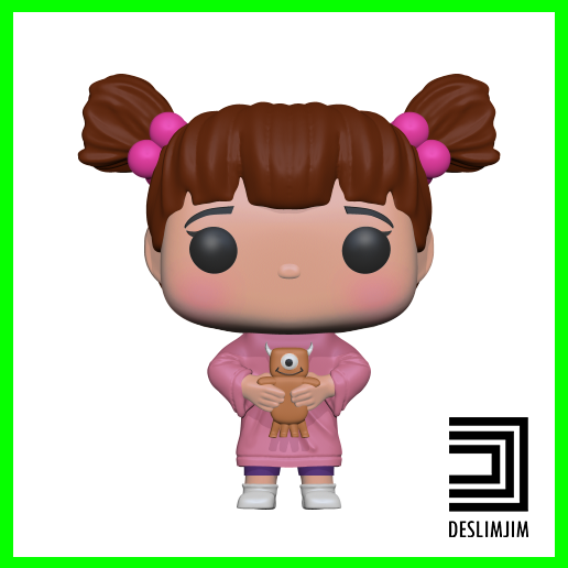 👹 BOO MODEL2 - MONSTERS INC FUNKO POP・ STL File for 3D printing・Cults