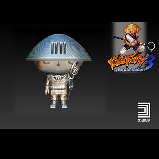 Archivo 3D Sokaku - Fatal Fury 3 Real Bout FUNKO POP kofXV 🦸 ・Modelo ...