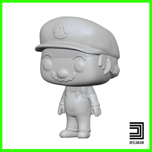 🦸‍♂️ Super Mario Bros Nintendo Funko Pop・ 3D File for 3D printing・Cults