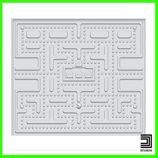 Archivo 3D PACMAN FRAME QUADRO 🖼️ ・Plan de impresión en 3D para ...