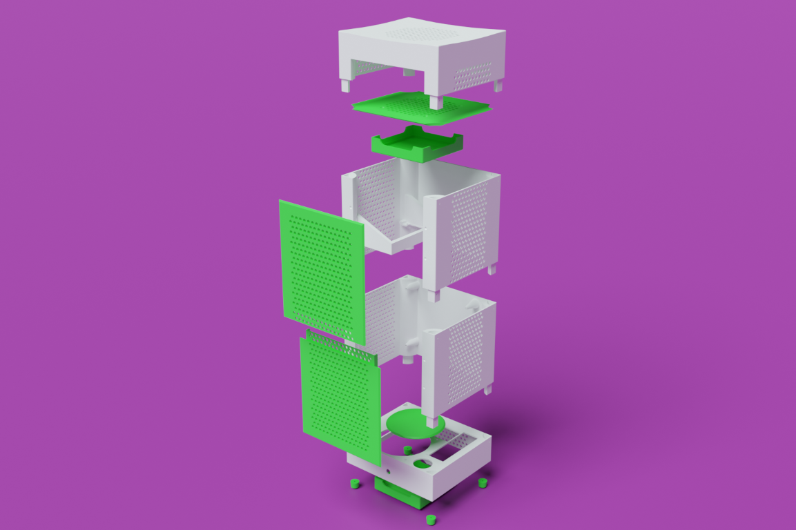 📱 Hightower: Mini-ITX PC Chassis・Free STL File for ・Cults