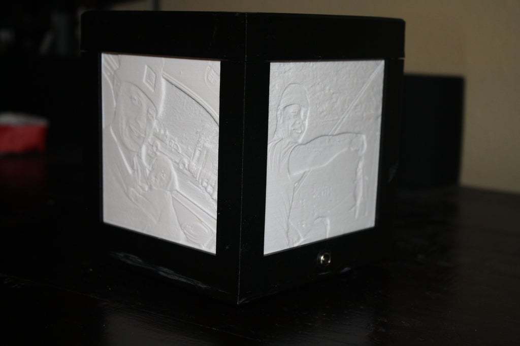 📦 Lithophane Light Box・Free STL File for ・Cults