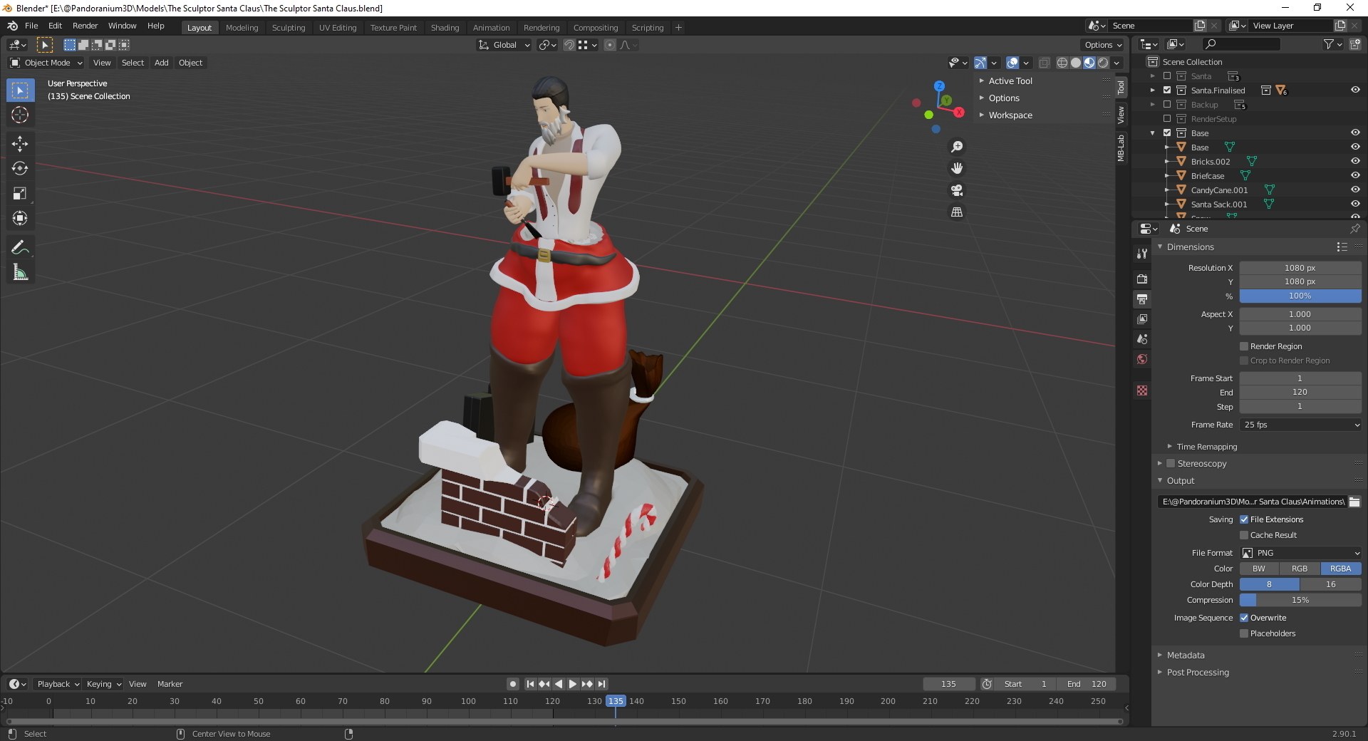 STL file The Sculptor - Santa Daddy 🎅 ・3D printable model to download・Cults