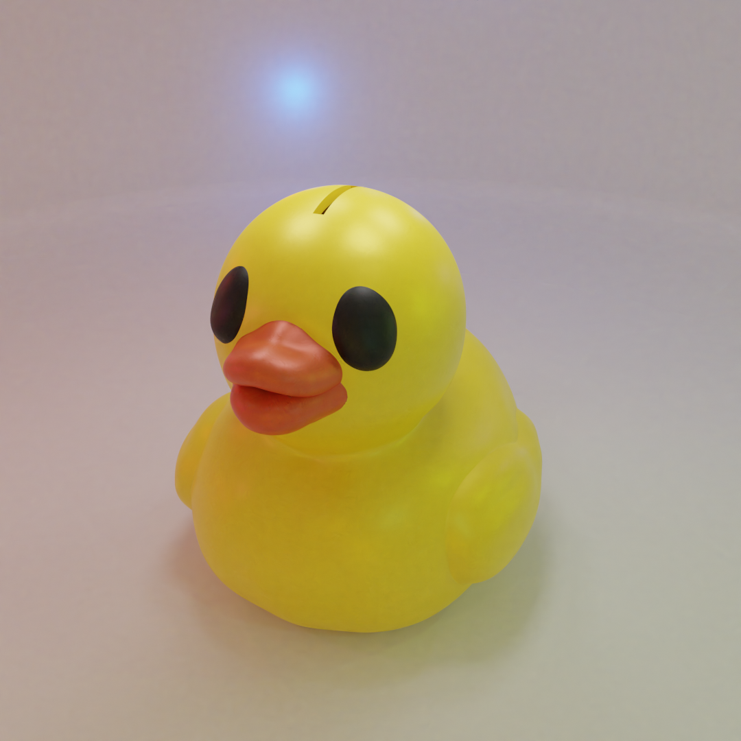 🏦 Ducky Bank・ STL File for ・Cults