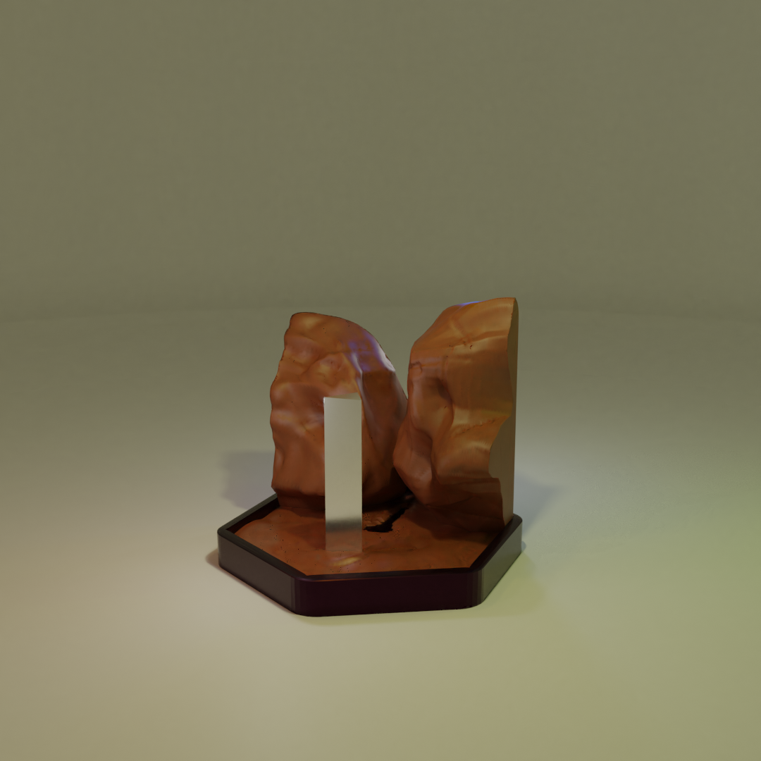 STL file Mysterious Monolith @ Utah 🗿・3D print design to download・Cults