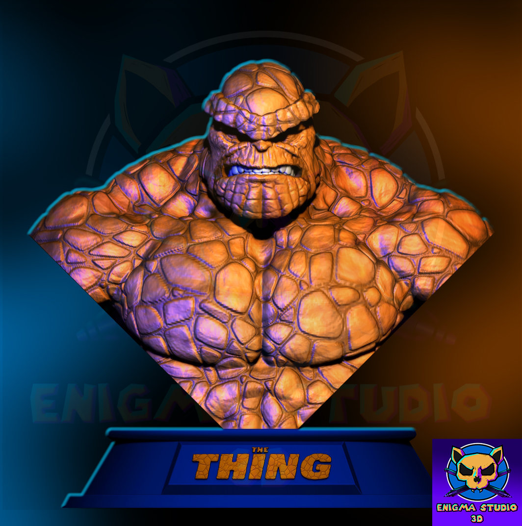 👤 THE THING BUST - FAN ART・ 3D File for ・Cults