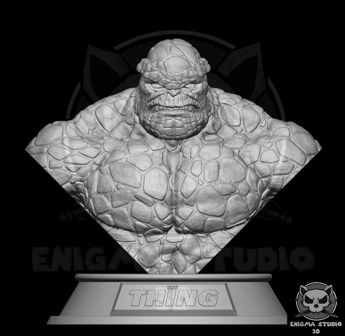 👤 THE THING BUST - FAN ART・ 3D File for ・Cults