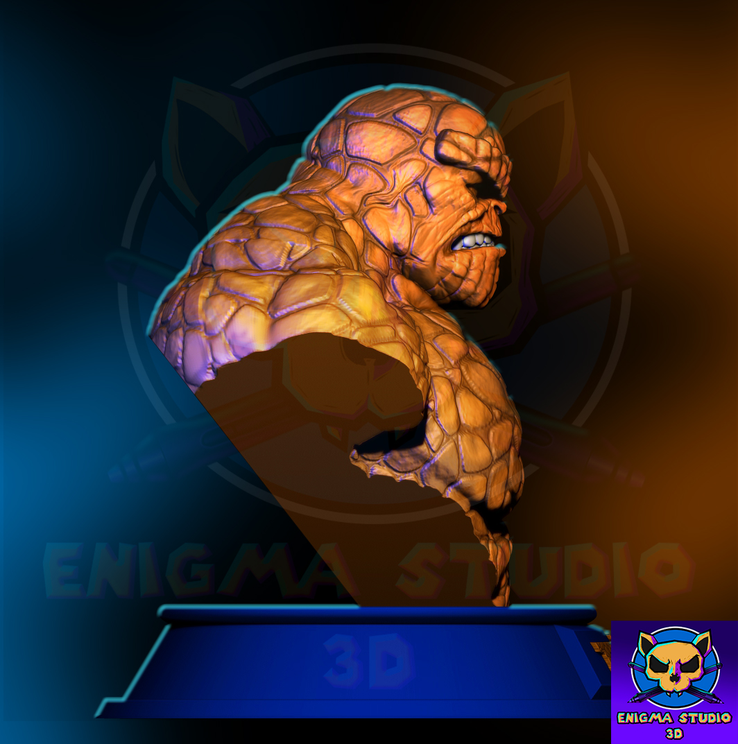 👤 THE THING BUST - FAN ART・ 3D File for ・Cults