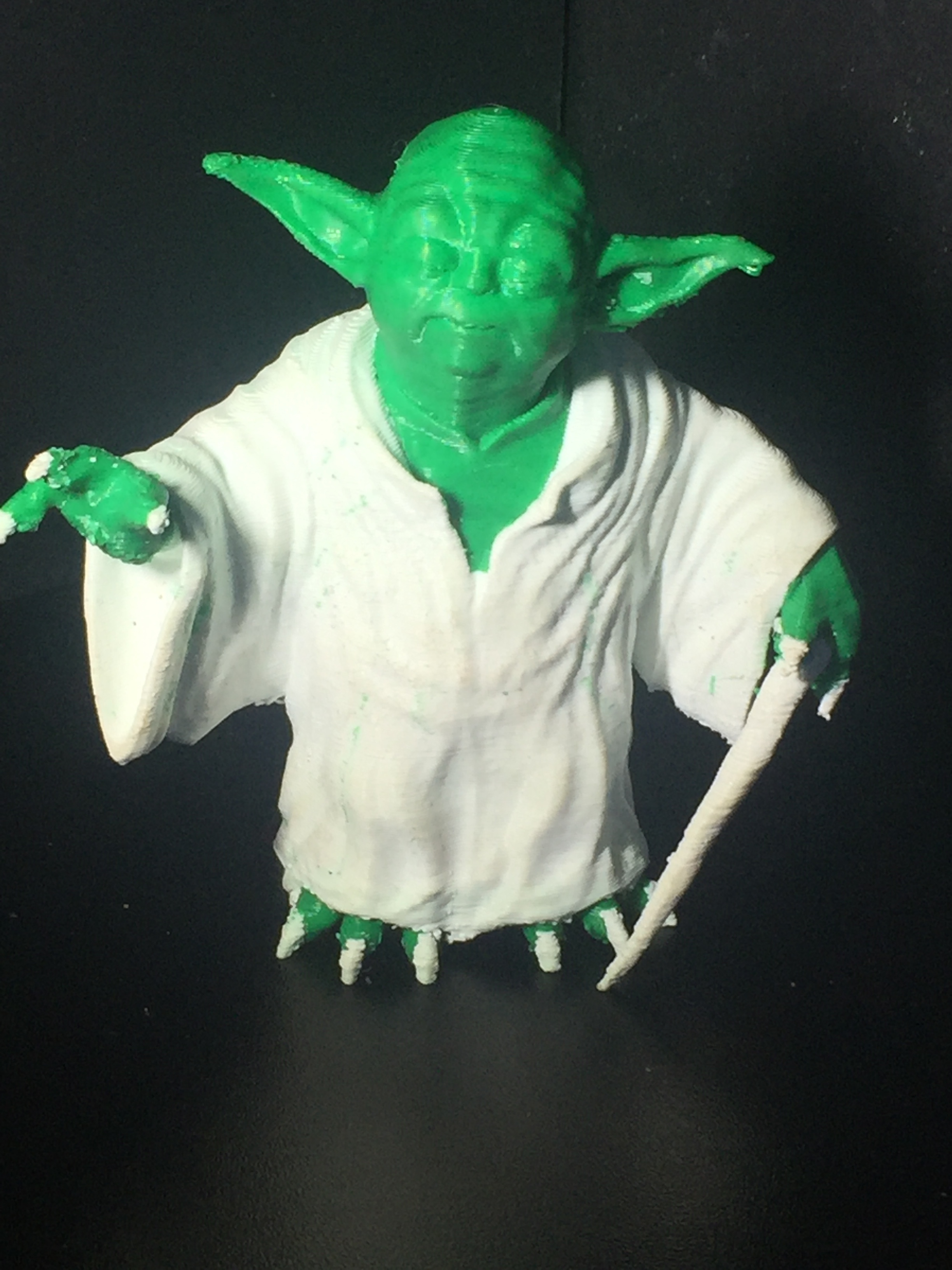 Free STL file Yoda two-tone - two colors 🎨 ・3D printer model to ...