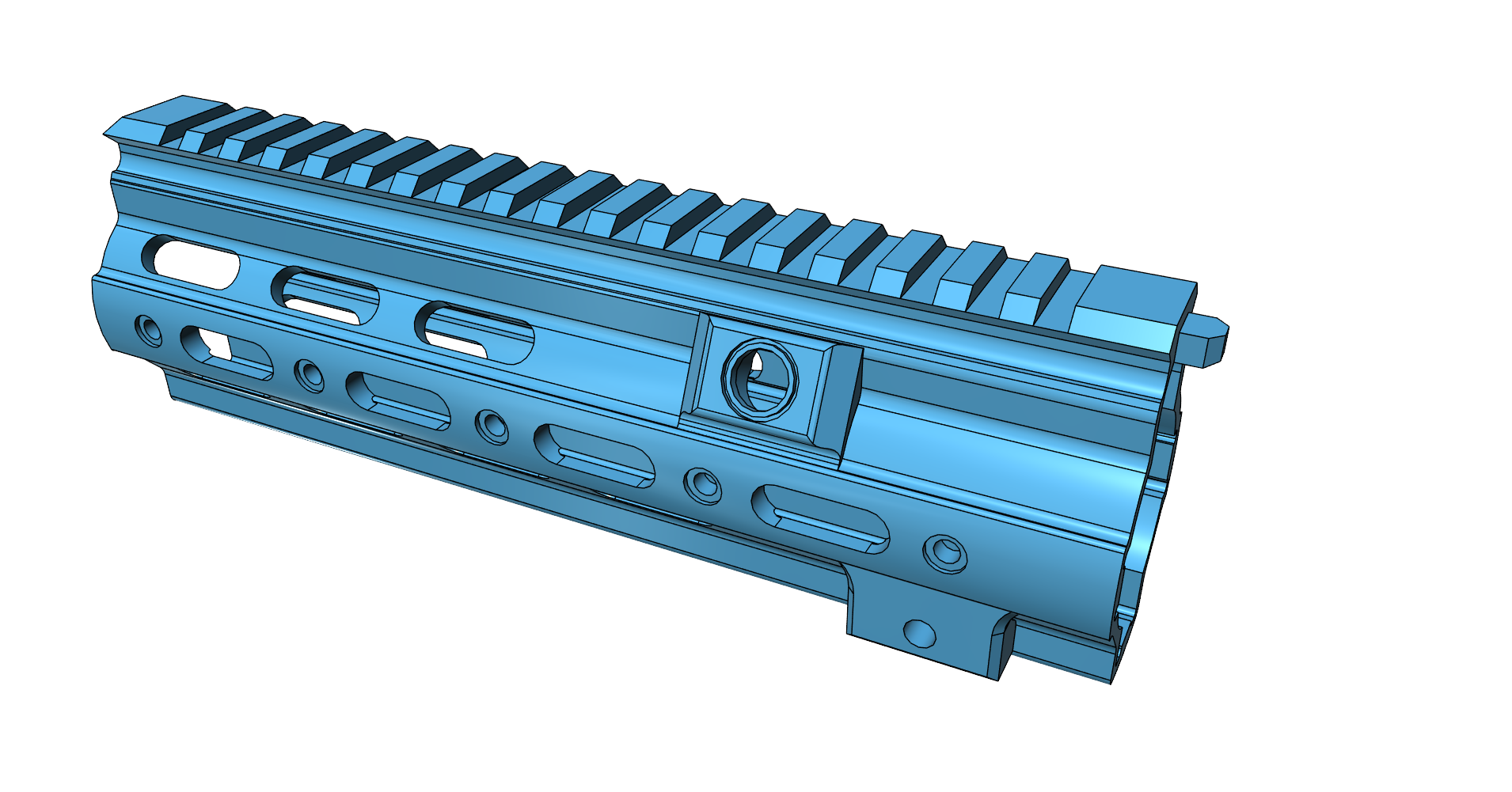 STL file HK-416C airsoft gun handguard 🔫 ・3D print design to download・Cults