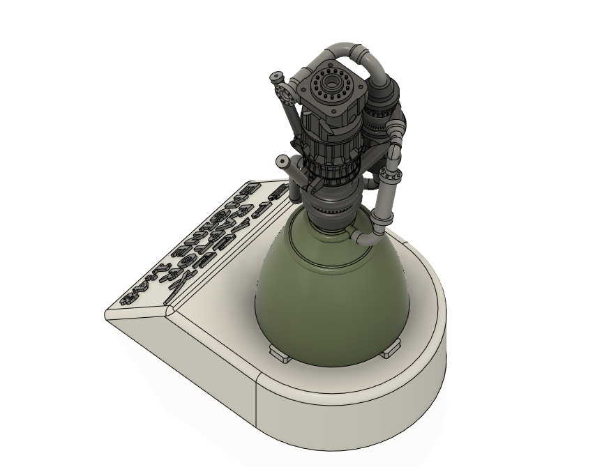 🚀 Raptor engine (atmospheric) SpaceX・ 3D File for ・Cults