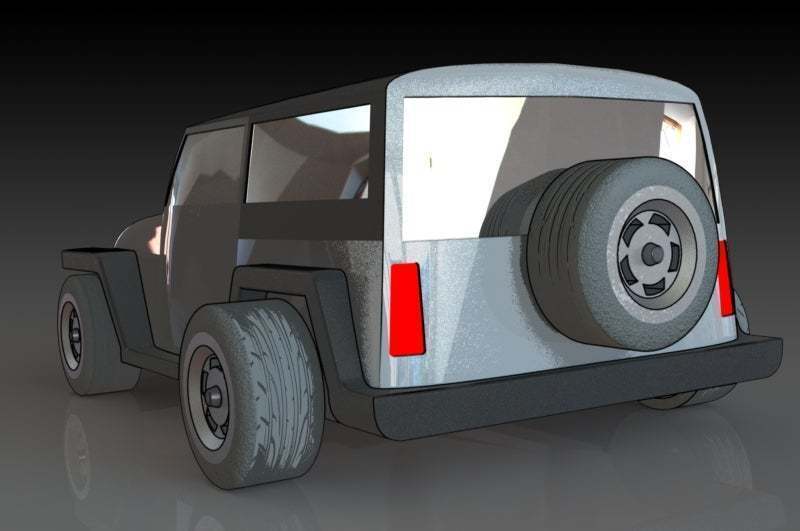 🚗 Jeep Wrangler・Free STL File for ・Cults