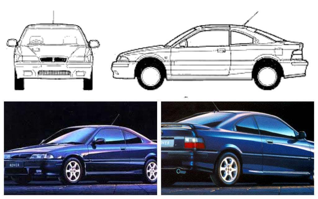 免费 STL 文件 Rover 200 Coupe Tomcat 🚗 ・可下载对象和 3D 打印・Cults