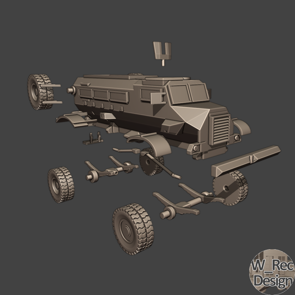 STL file CASSPIR MRAP 🪖 ・3D printing idea to download・Cults