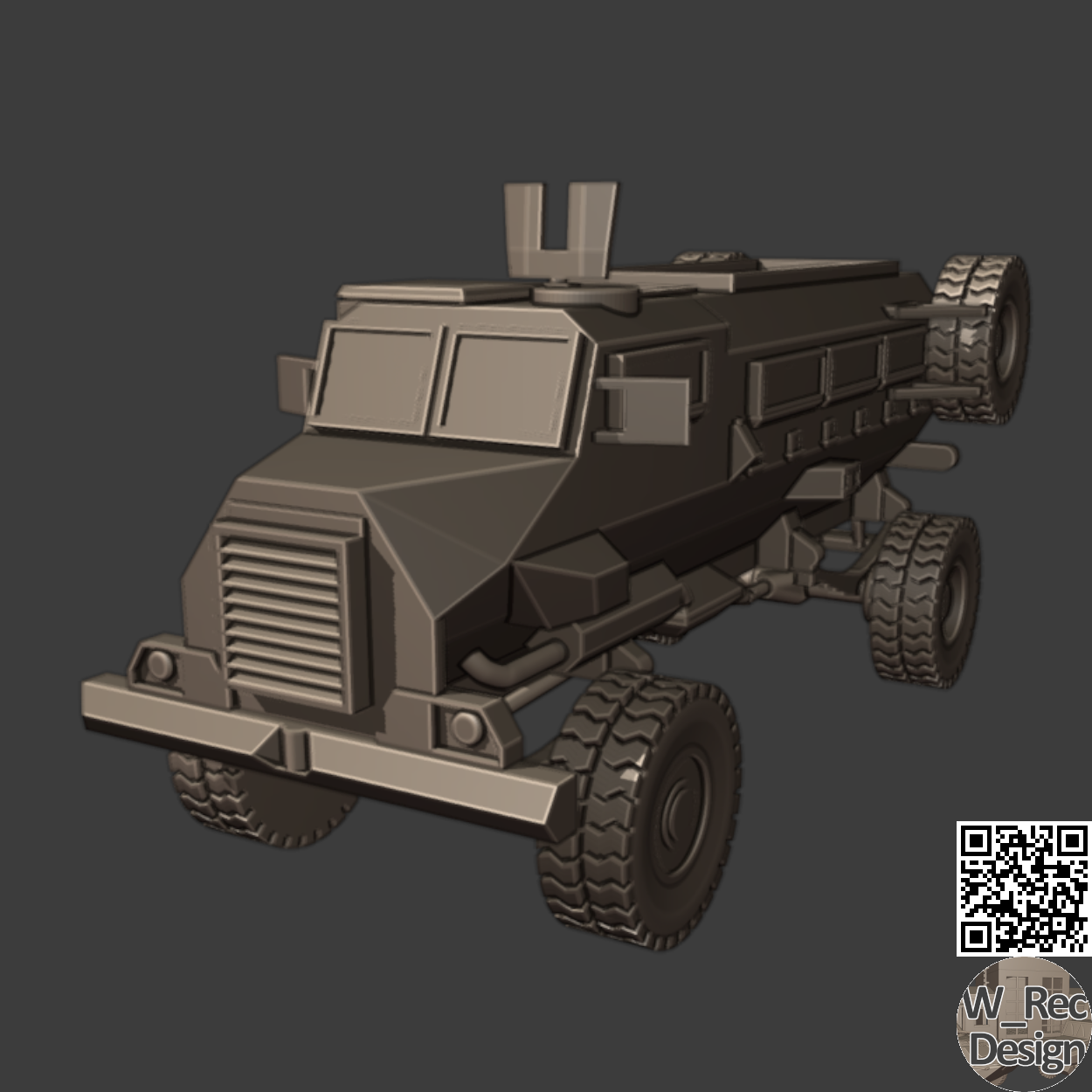 STL file CASSPIR MRAP 🪖 ・3D printing idea to download・Cults