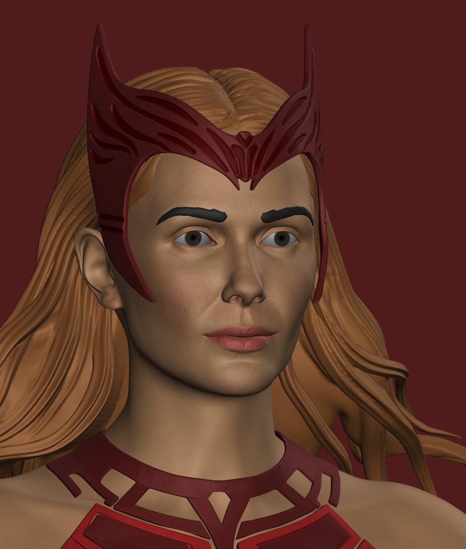 STL file Scarlet witch collectibles 🧙‍♀️ ・3D printable model to ...