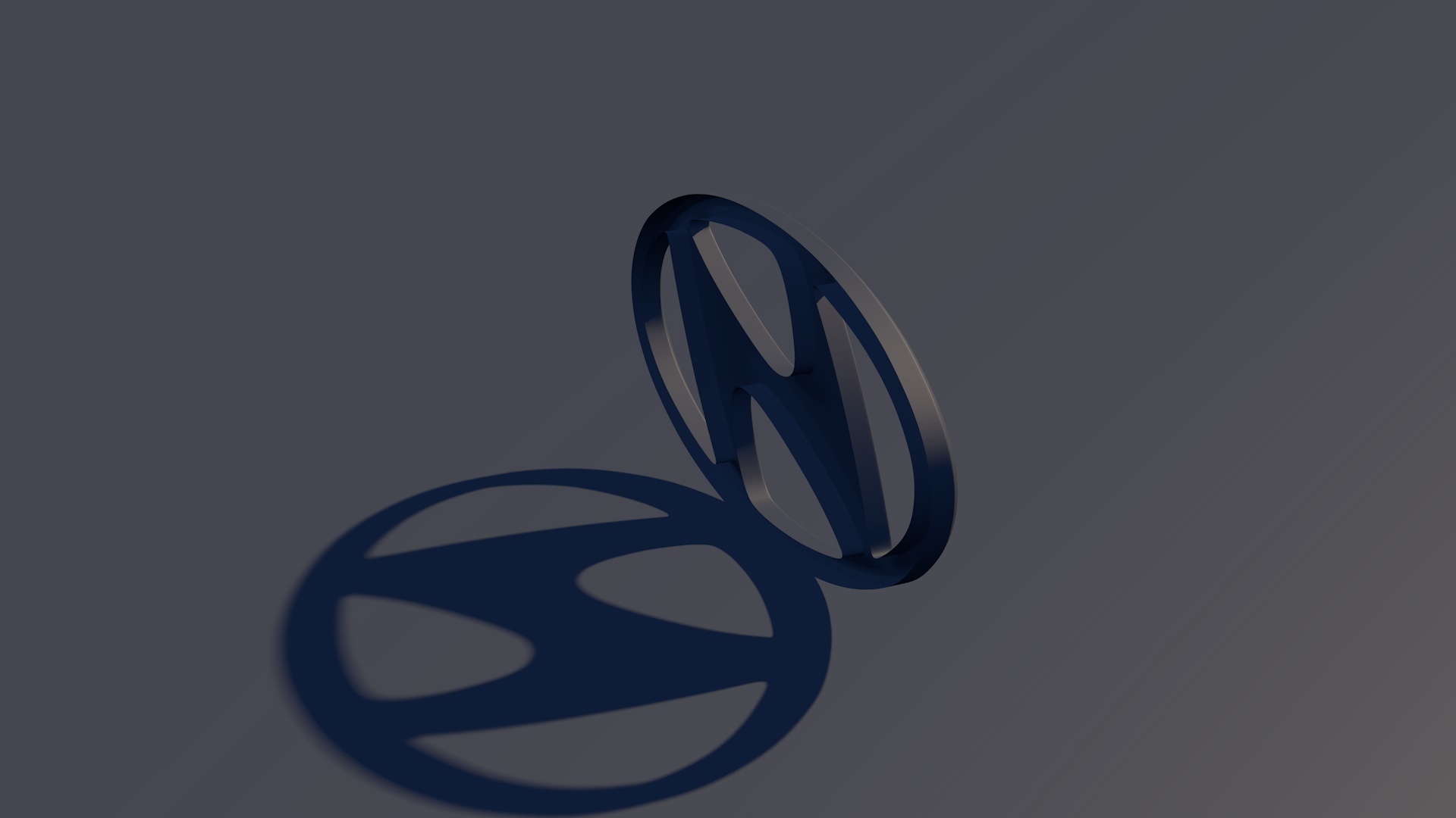 STL file Hyundai Badge 3D Print 📛 (OBJ and DXF)・3D printing idea to ...