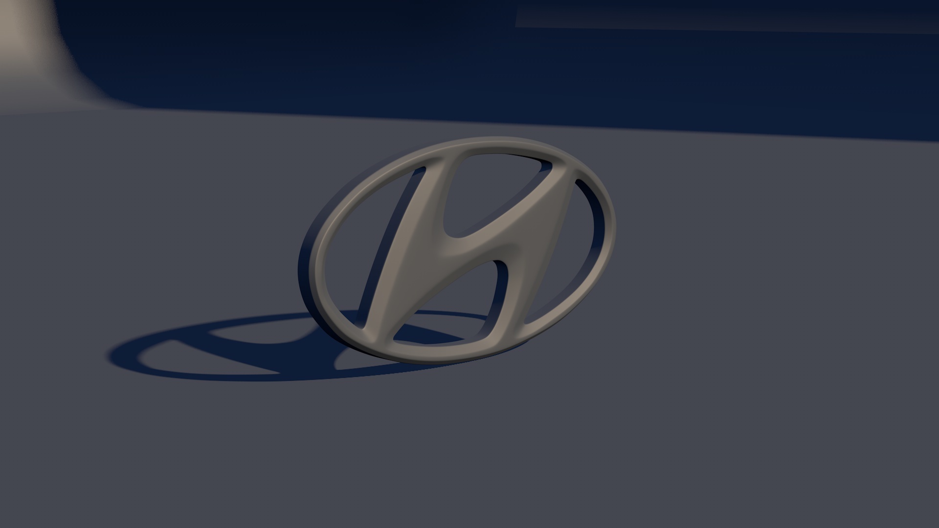 STL file Hyundai Badge 3D Print 📛 (OBJ and DXF)・3D printing idea to ...