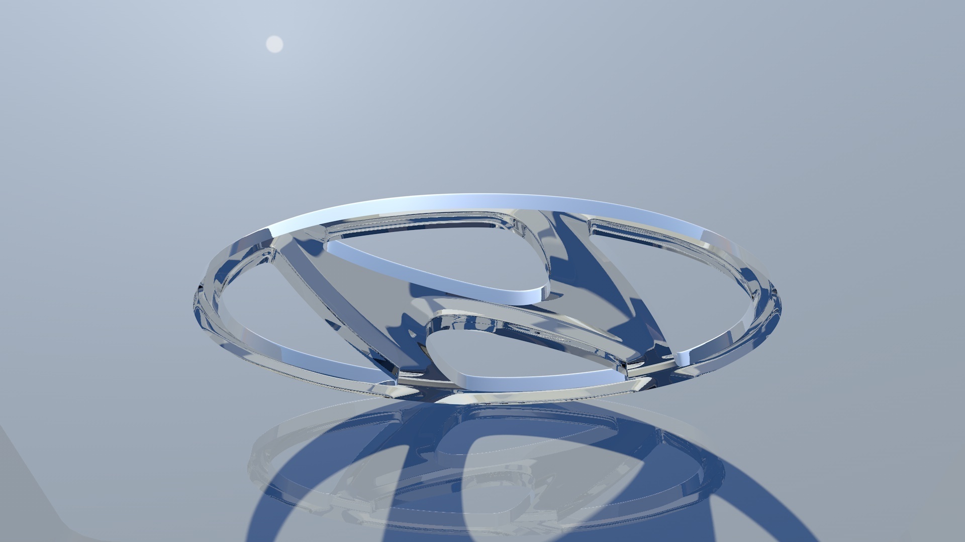 📛 Hyundai Badge 3D Print・ STL File for ・Cults