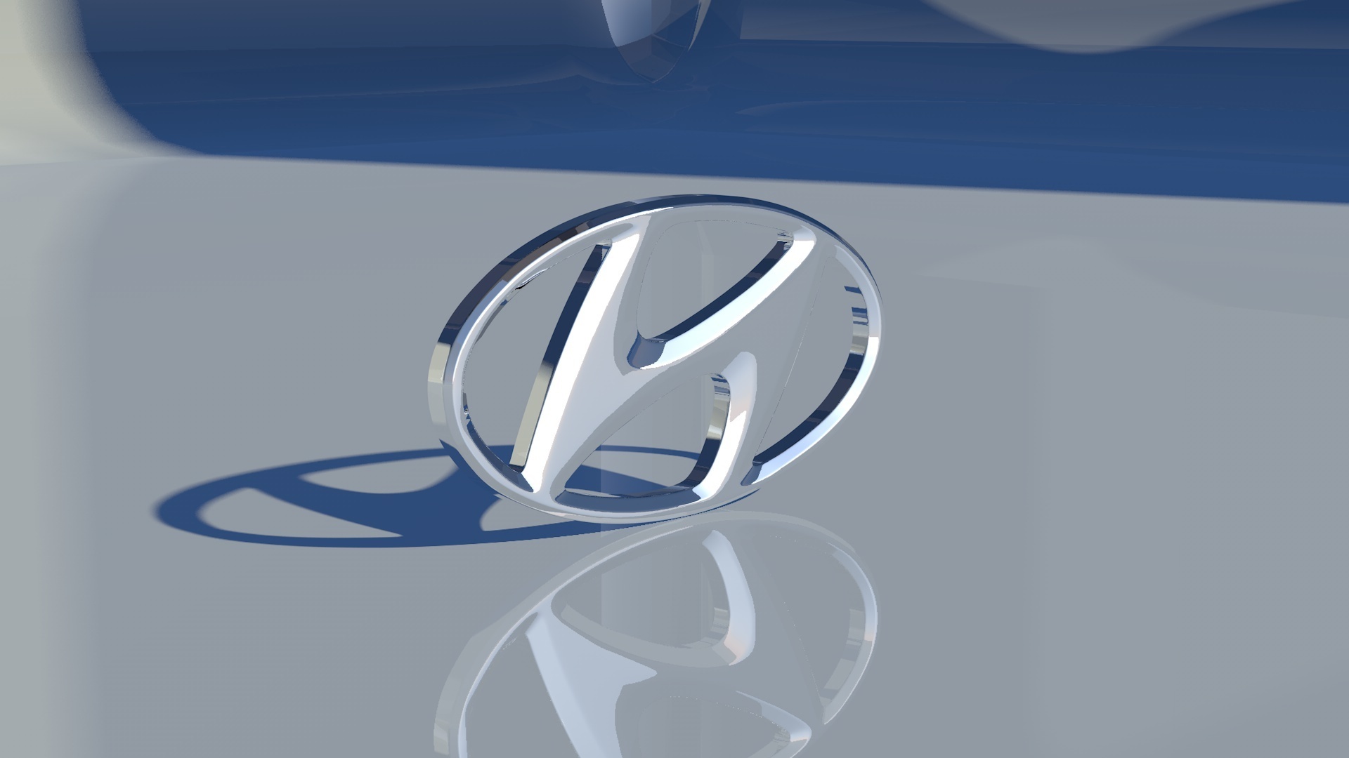 📛 Hyundai Badge 3D Print・ STL File for ・Cults