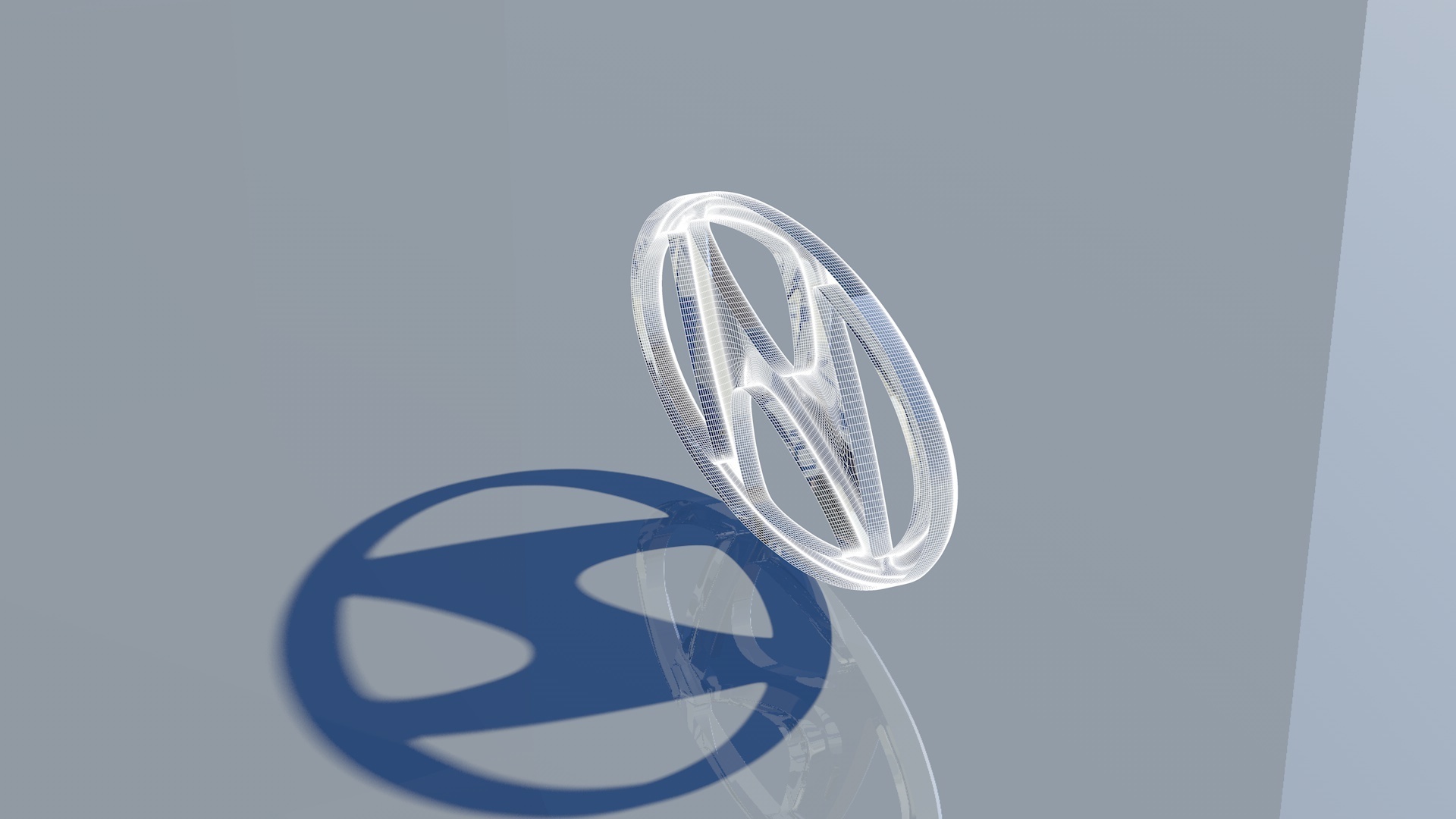 STL file Hyundai Badge 3D Print 📛 (OBJ and DXF)・3D printing idea to ...