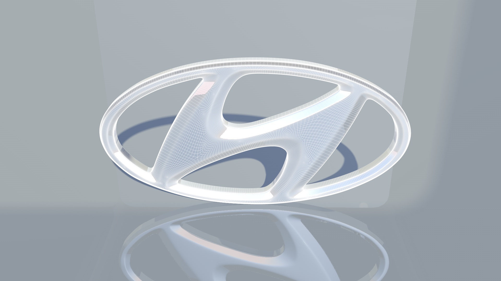 STL file Hyundai Badge 3D Print 📛 (OBJ and DXF)・3D printing idea to ...
