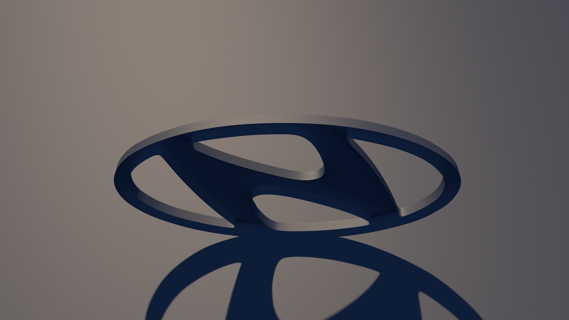 STL file Hyundai Badge 3D Print 📛 (OBJ and DXF)・3D printing idea to ...