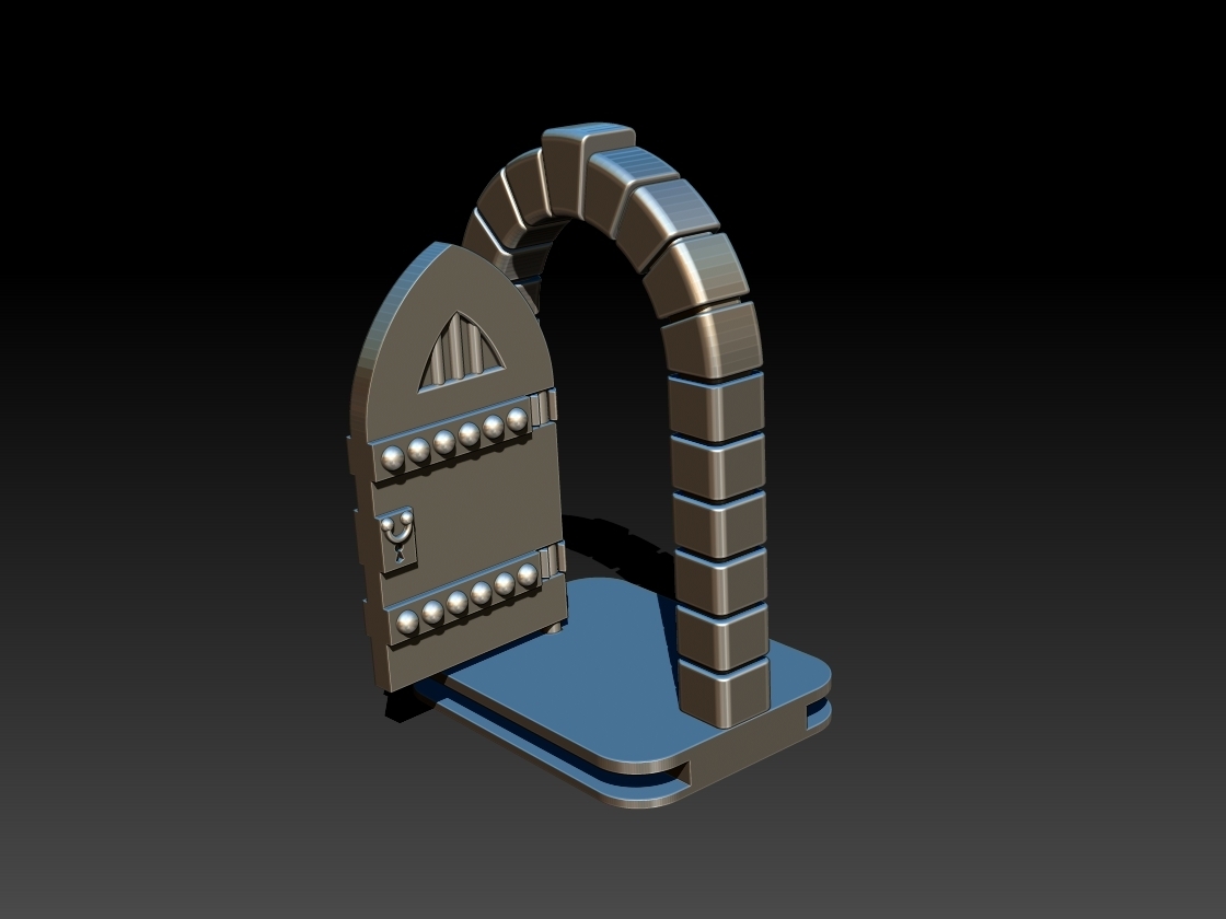 🏙️ Cursed City working doors (prototype FREE)・Free STL File for ・Cults