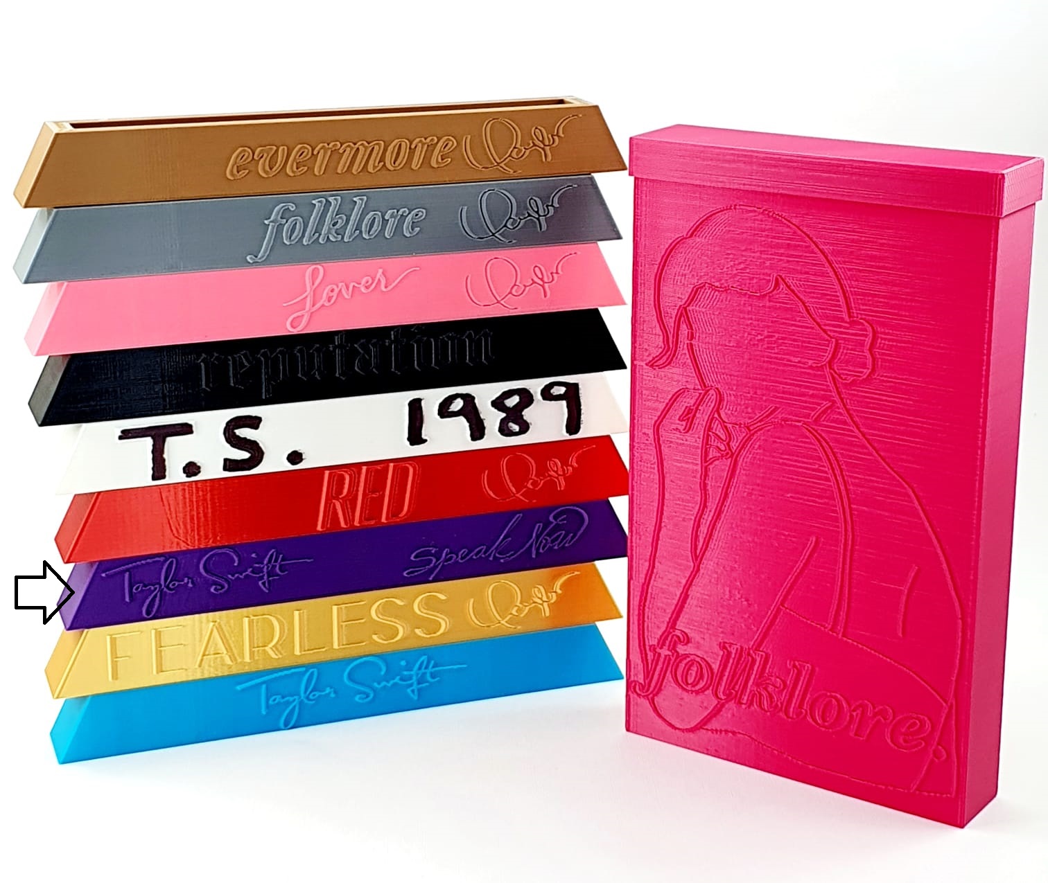 STL file Speak Now - Taylor Swift - CD stand 🗣️ ・Model to download and ...