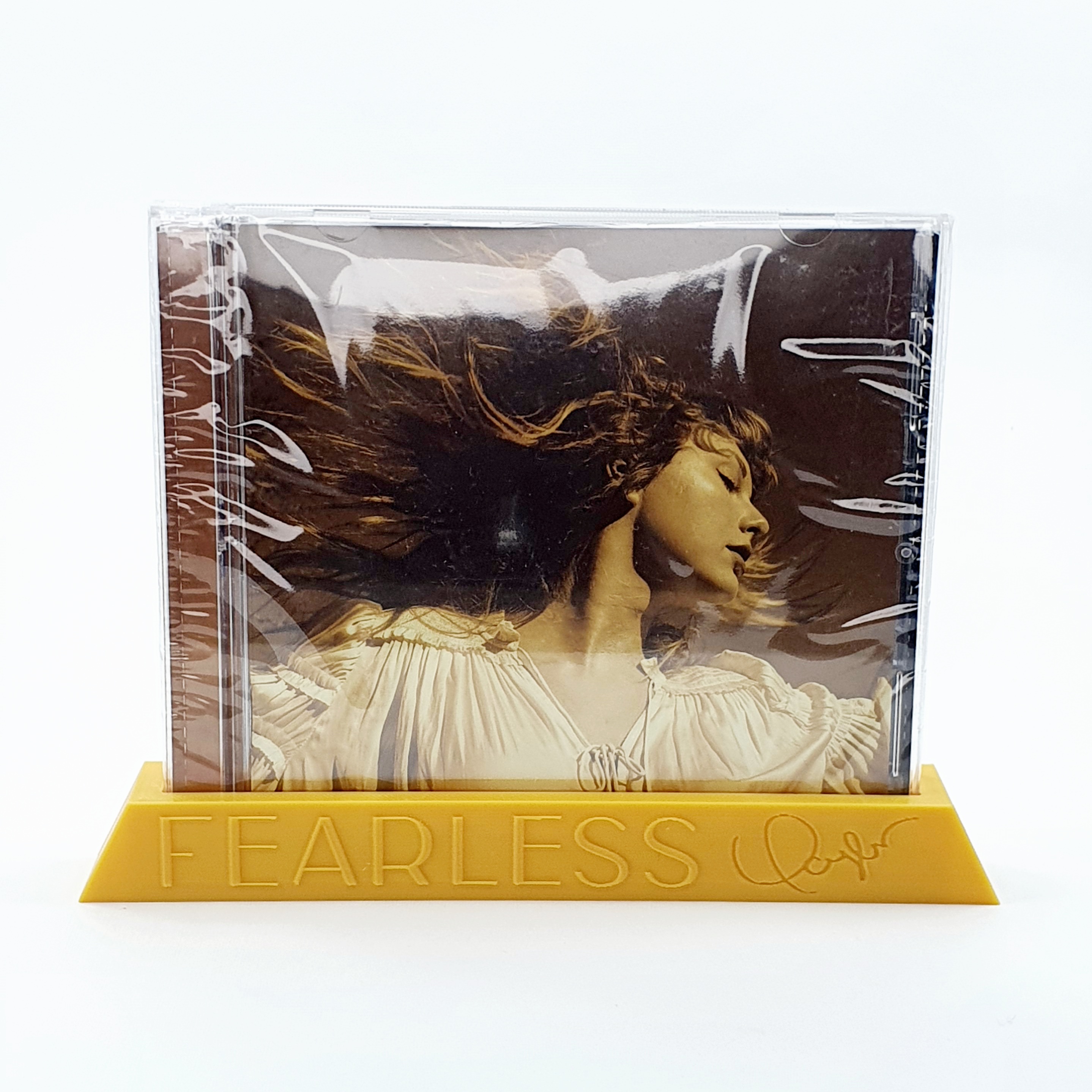 STL file Fearless TV- Taylor Swift - CD stand 💽 ・Template to download ...