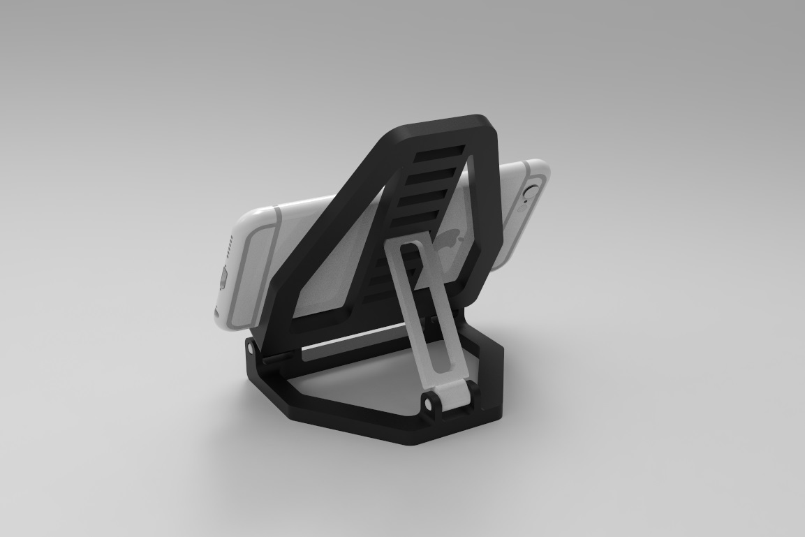 3D file Adjustable Phone Stand 📞 ・3D printable design to download・Cults