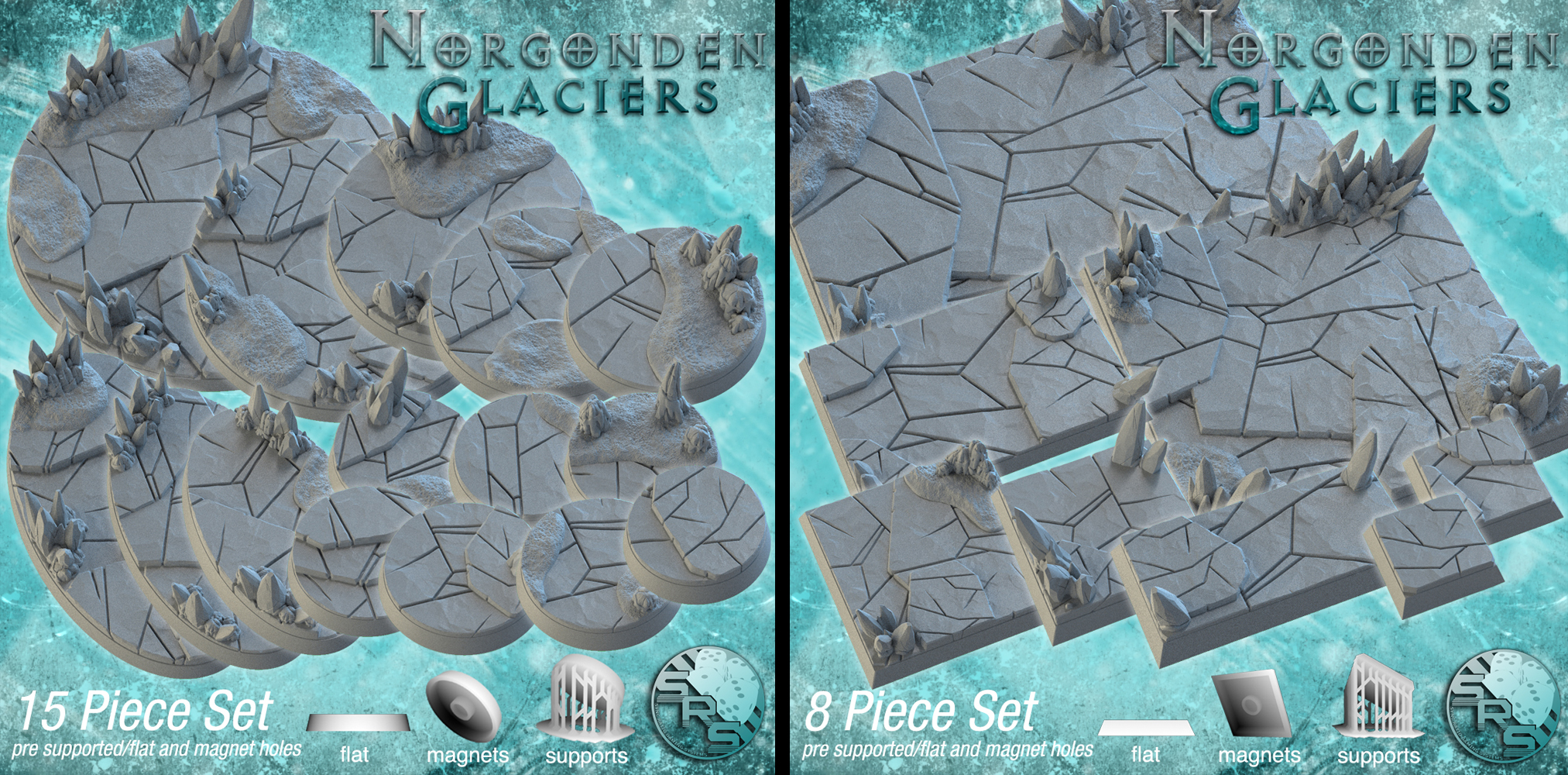 🧊 Ice Bases・ 3D File for ・Cults