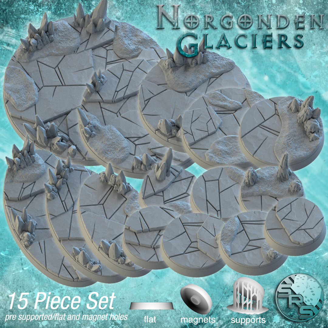 🧊 Ice Bases・ 3D File for ・Cults