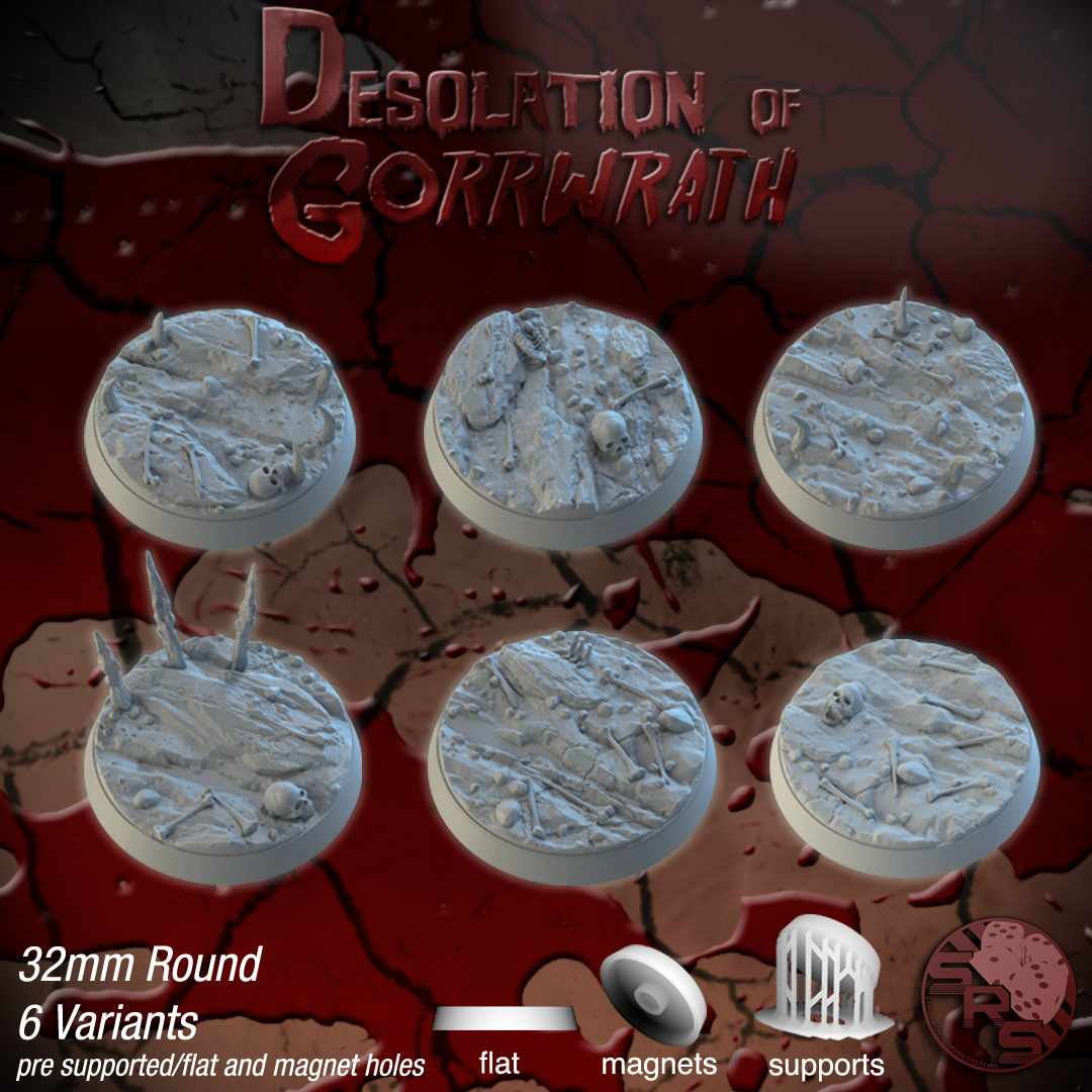 3D file Blood God Bases 🩸 ・3D print design to download・Cults